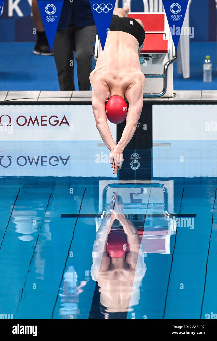 Tokyo, Japan. 30th July, 2021. Duncan Scott of Great Britain competes ...