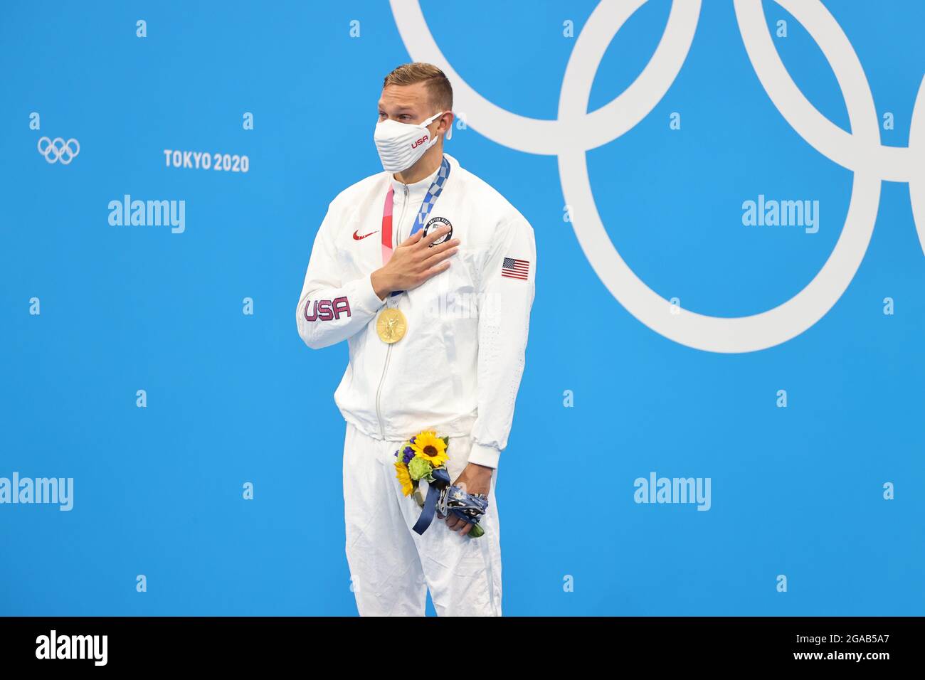 Tokyo, Japan. 29th July, 2021. DRESSEL Caeleb (USA), GOLD Medal ...