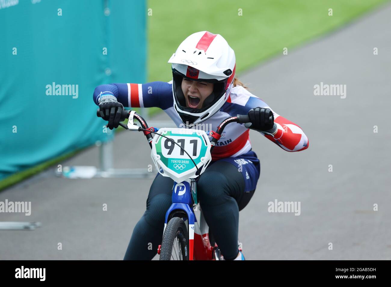 Tokyo, Japan. 30th July, 2021. SHRIEVER Bethany (GBR) Cycling : BMX ...