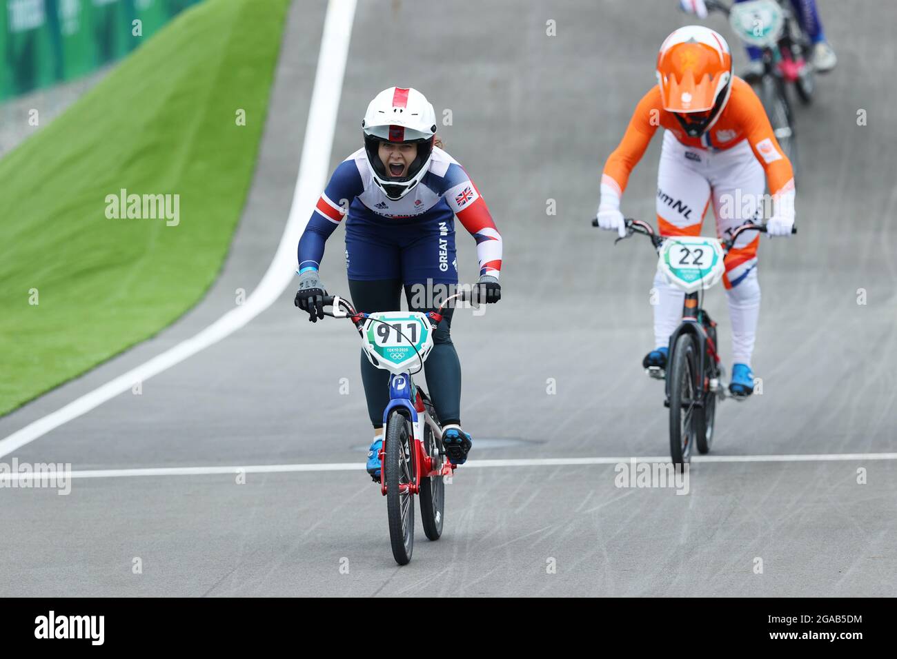 Tokyo, Japan. 30th July, 2021. SHRIEVER Bethany (GBR) Cycling : BMX ...