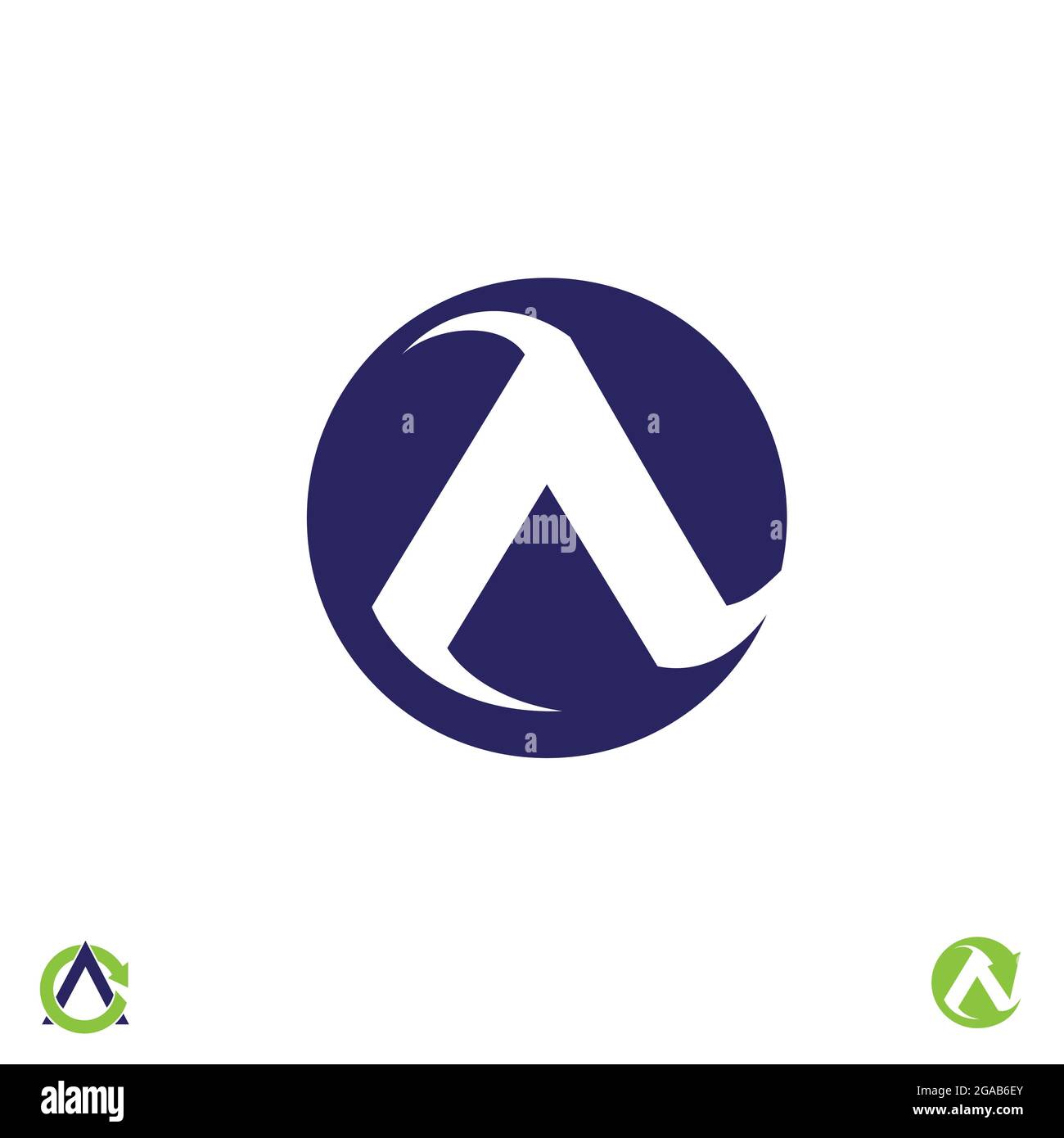 CA letter based monogram concept symbol vector format for brand ...