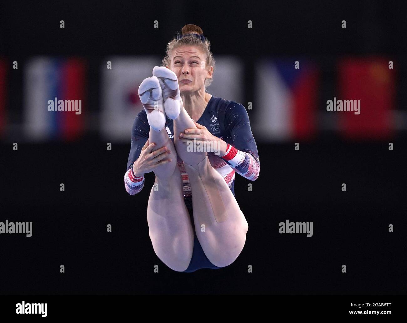 Women's trampoline gymnastics hi-res stock photography and images - Alamy