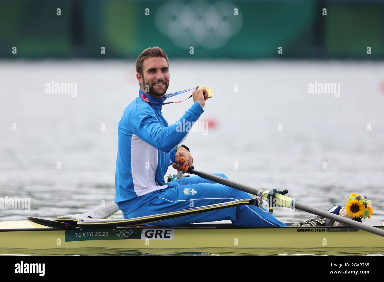 Greece olympics medal ceremony hi-res stock photography and images - Alamy