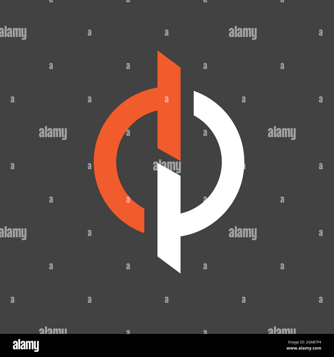 Dp modern logo hi-res stock photography and images - Alamy