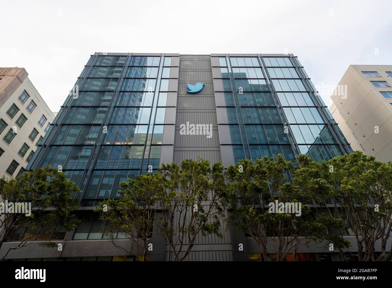 A Twitter logo is seen at its office in San Francisco, California ...