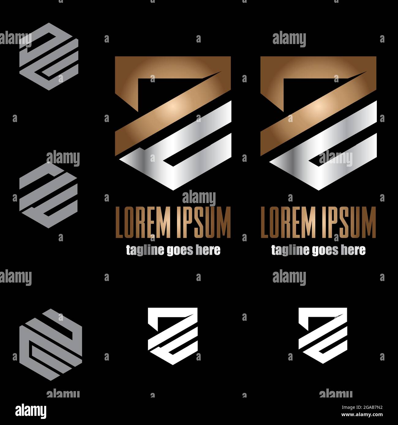 DC and DE monogram symbol concept vector set for design element, ideas ...