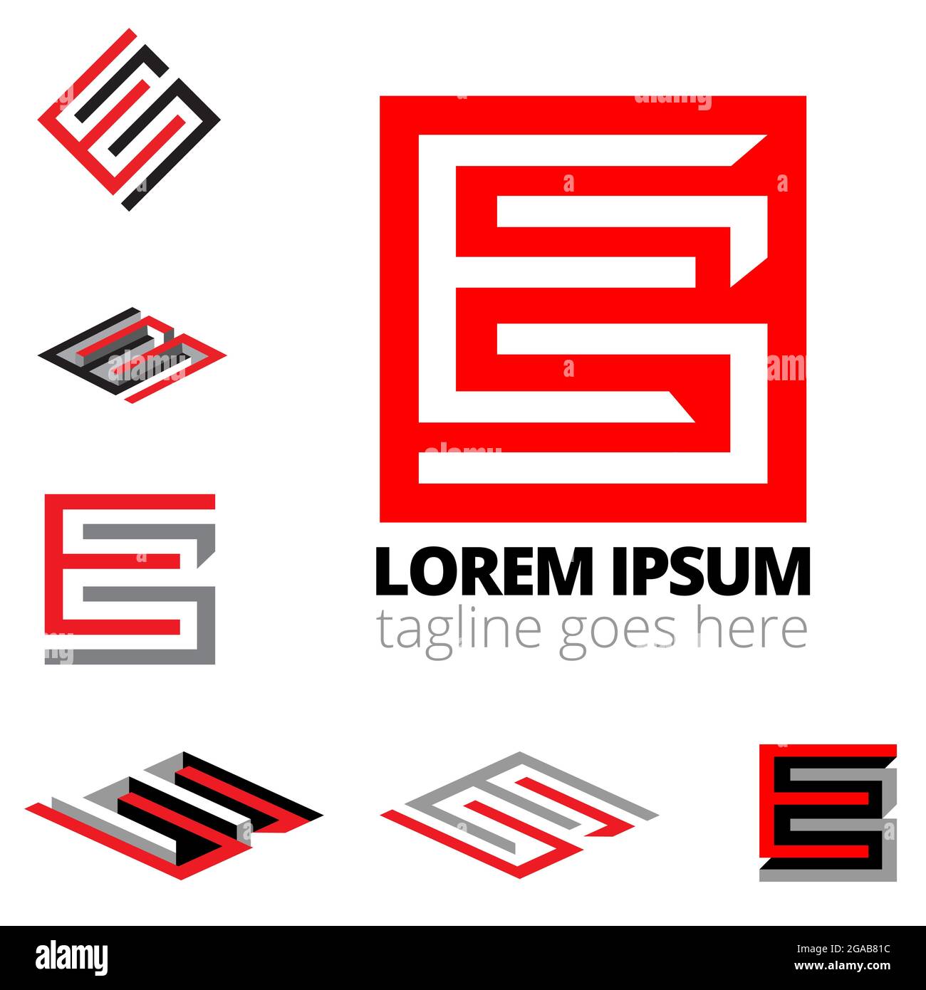 Letter eg vector vectors Cut Out Stock Images & Pictures - Alamy