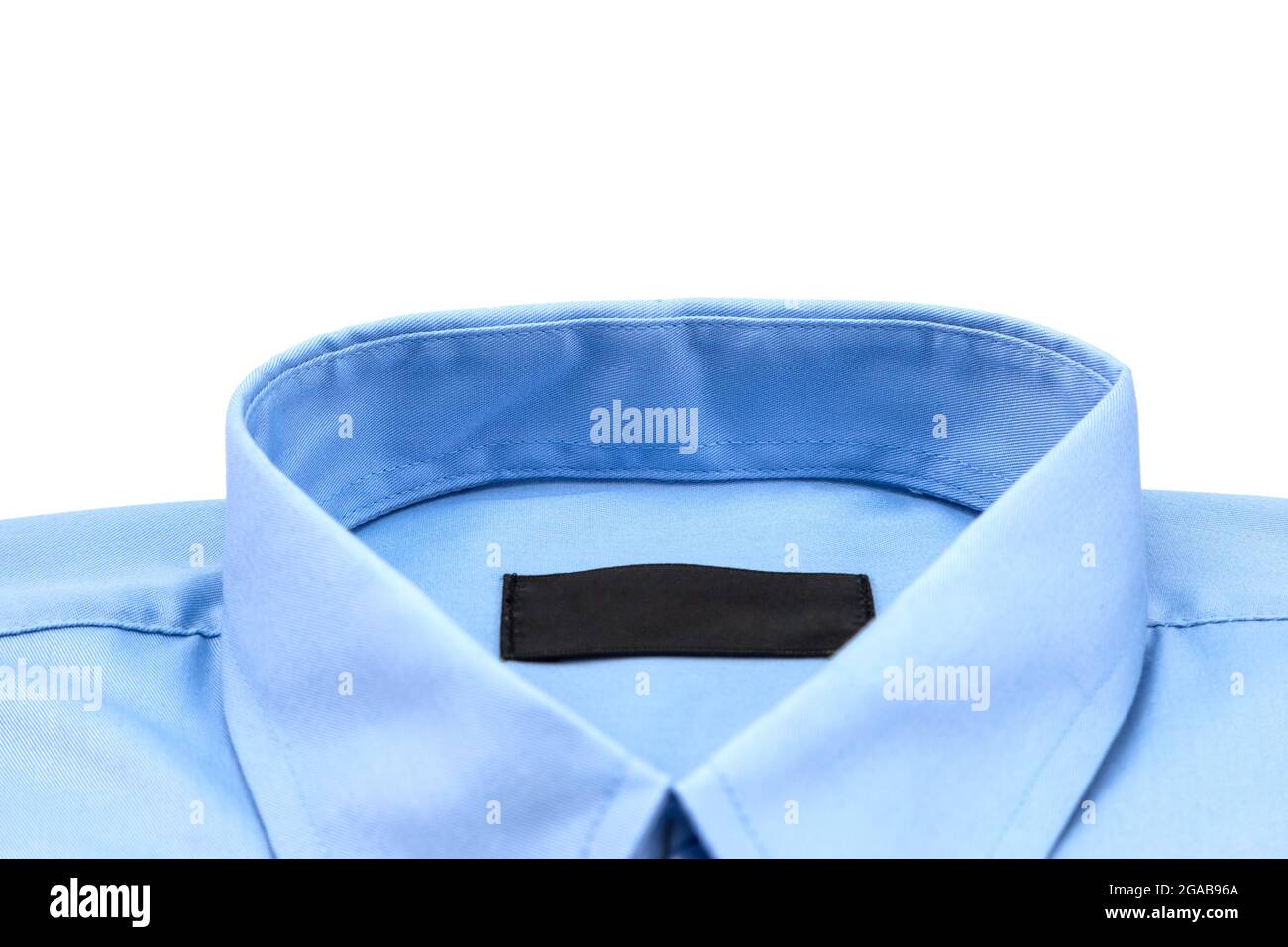 blue shirt isolated on white background Stock Photo - Alamy
