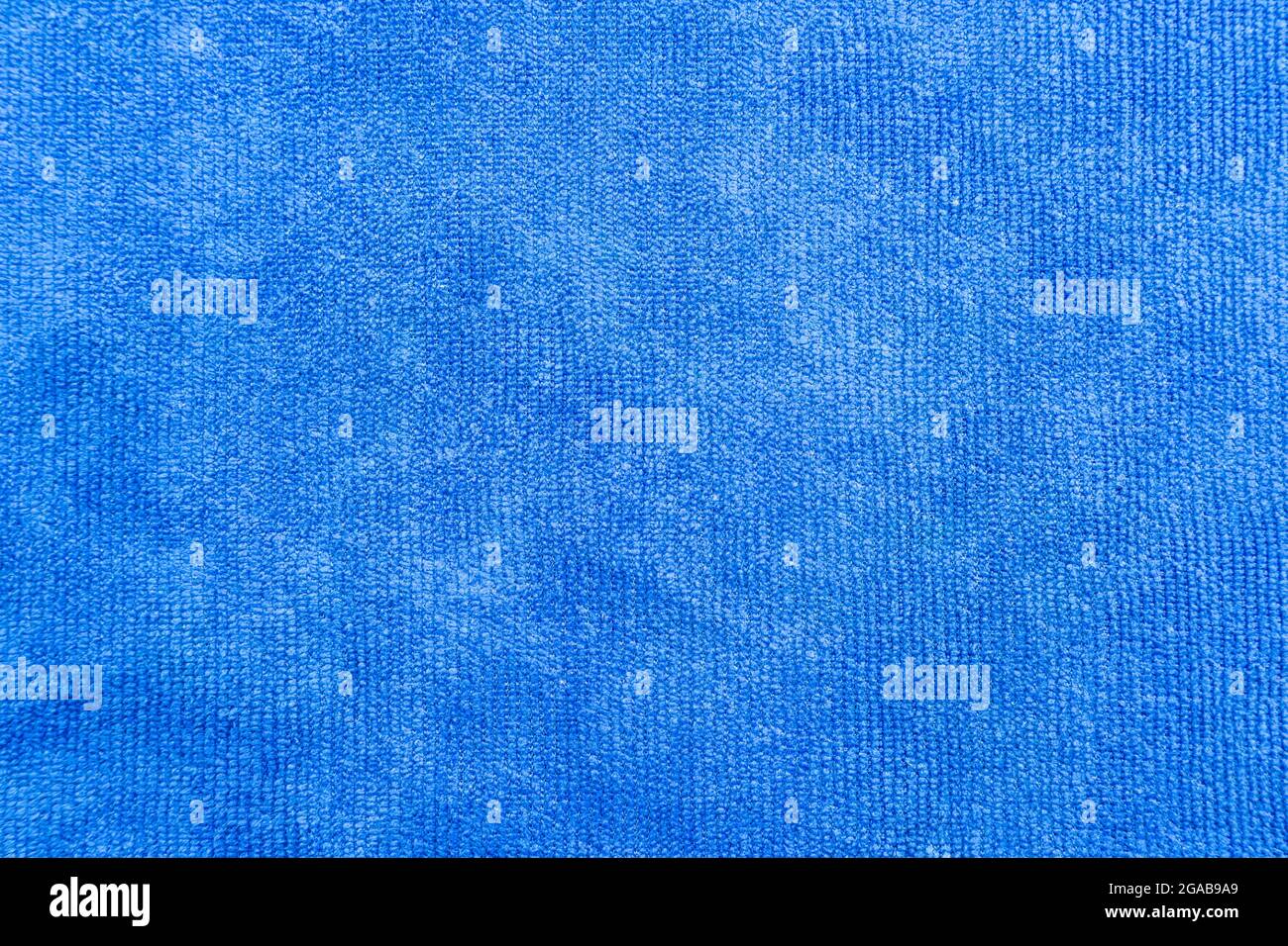 blue micro fiber fabric texture background Stock Photo - Alamy