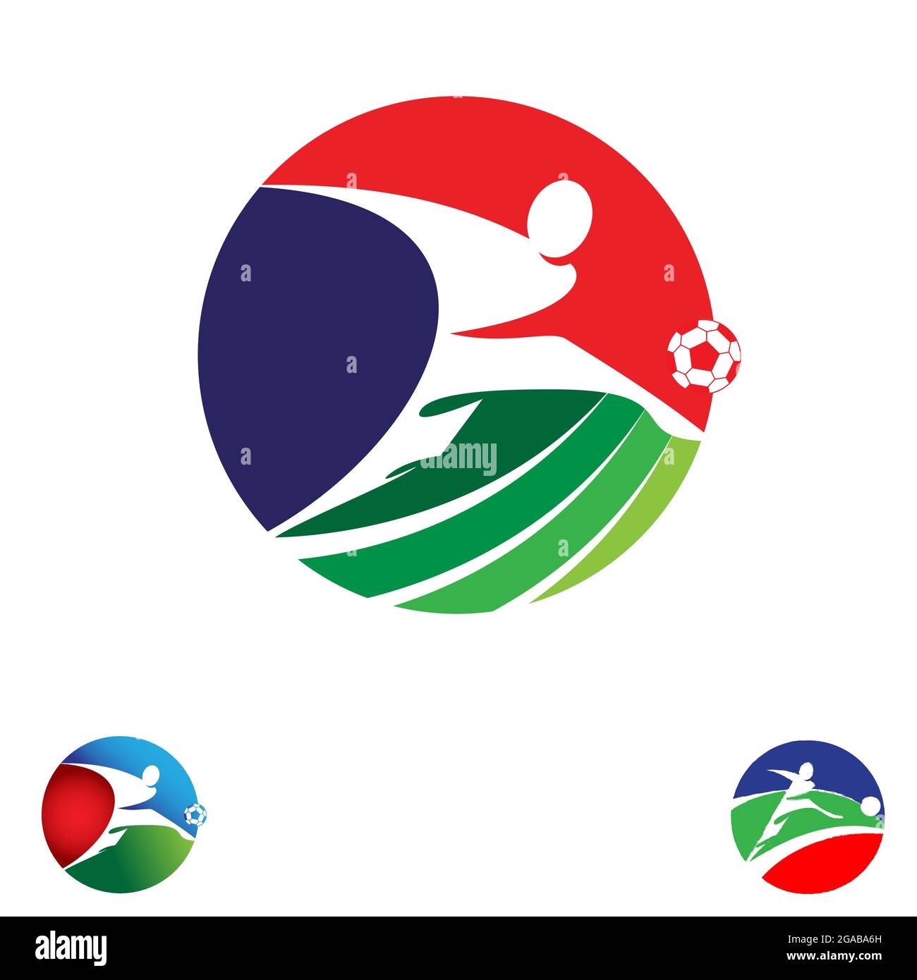 Football brand Stock Vector Images - Alamy