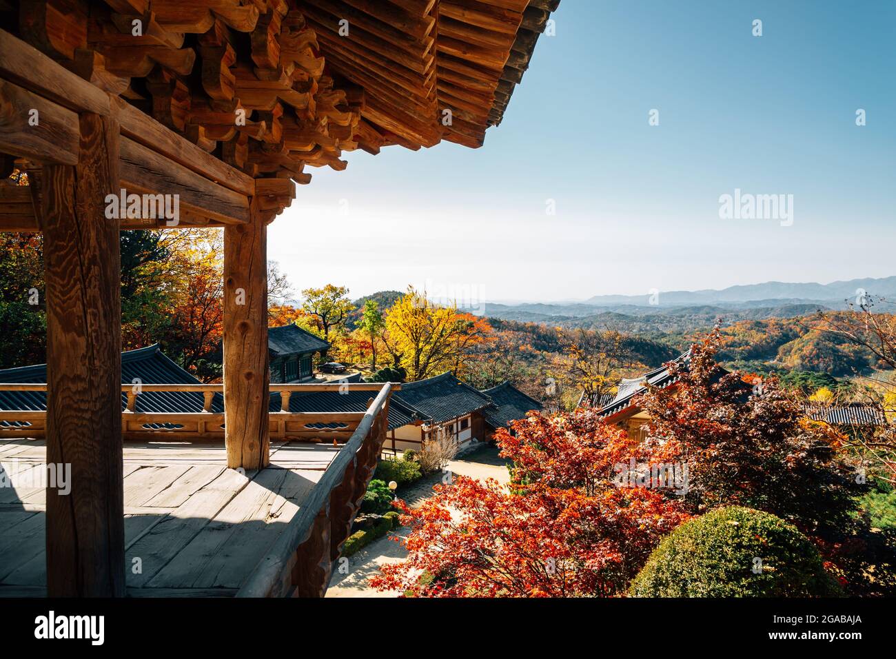 Autumn of Buseoksa Temple in Yeongju, Korea Stock Photo - Alamy