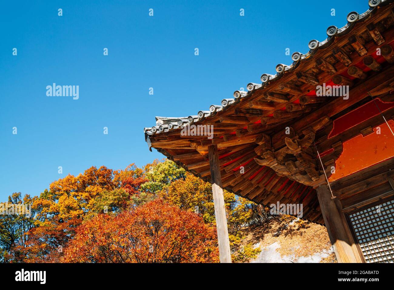 Autumn of Buseoksa Temple in Yeongju, Korea Stock Photo - Alamy