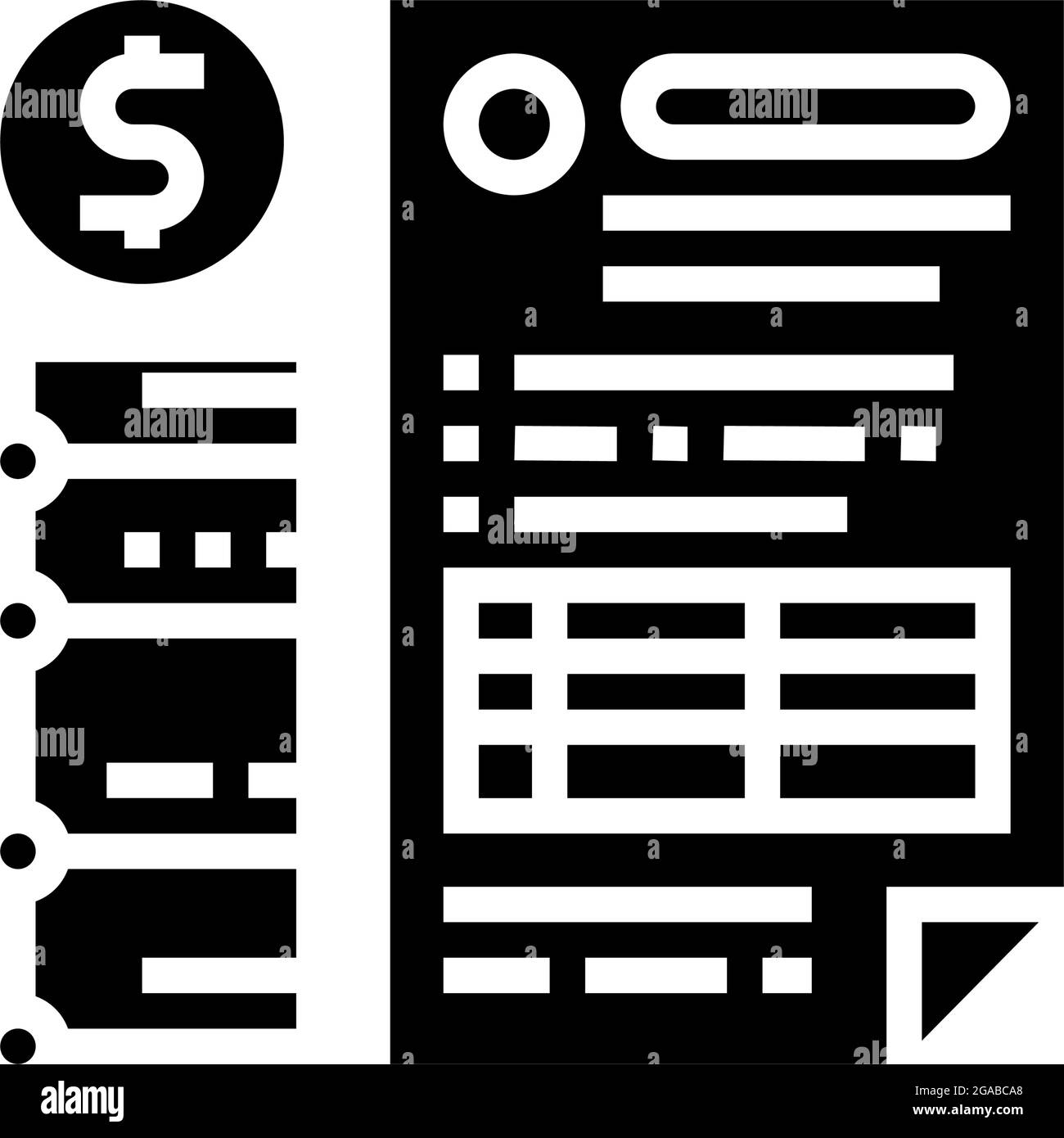 Taxes on interest Stock Vector Images - Alamy