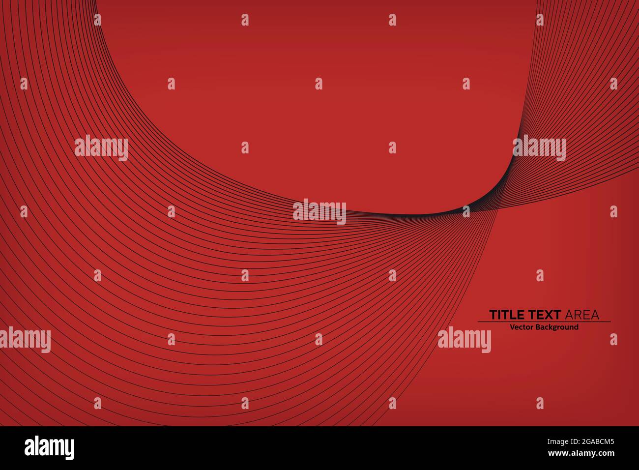 Abstract Modern Line, Wave Designed On White Background With Title Text ...