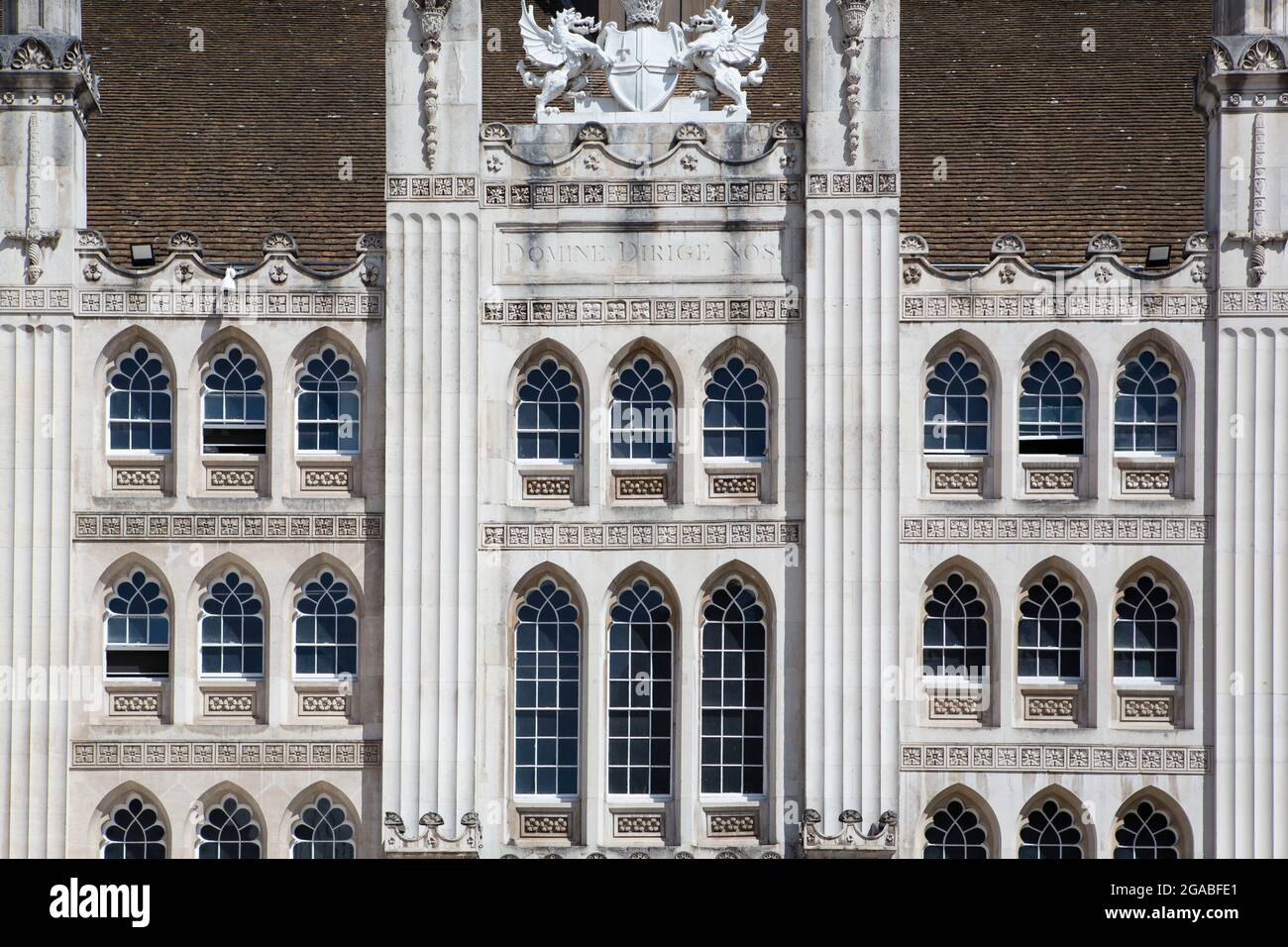 Detail of the Guildhall municipal building Stock Photo - Alamy