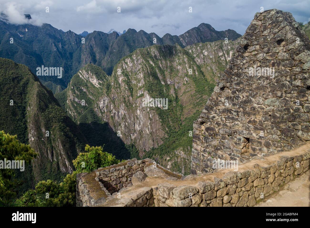 Preserved buildings at Machu Picchu ruins, Peru Stock Photo - Alamy