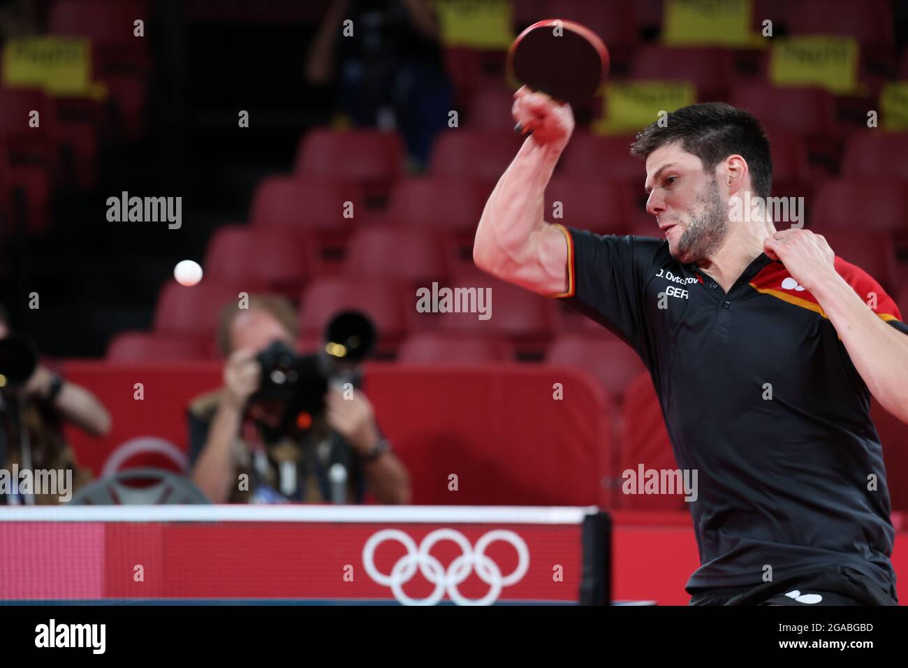 Tokyo, Japan. 29th July, 2021. OVTCHAROV Dimitrij (GER) Table Tennis : Men's Singles Semifinals ...