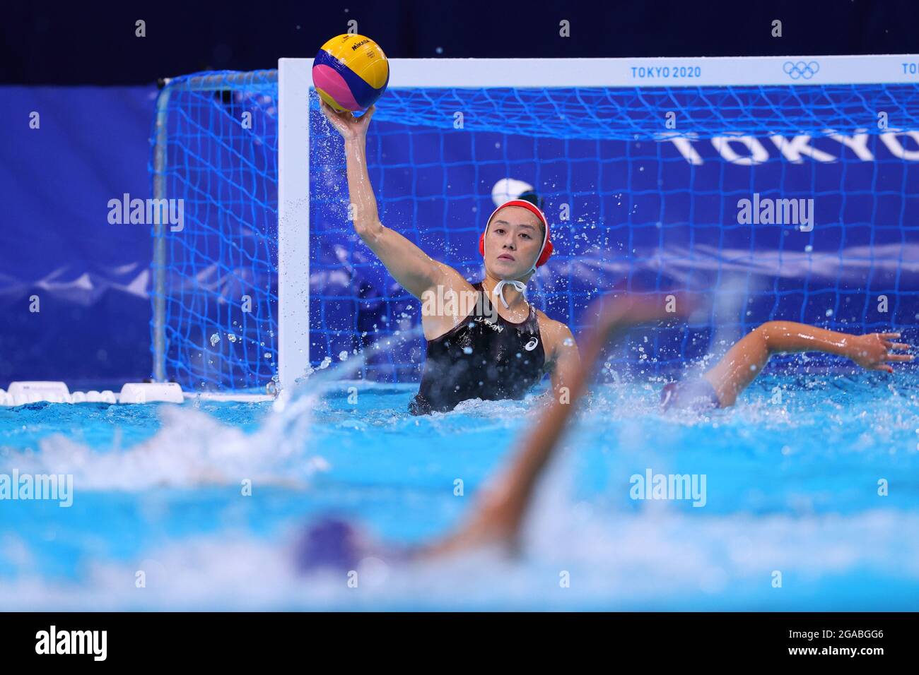 Tokyo, Japan. 28th July, 2021. Rikako Miura (JPN) Water Polo : Women's Preliminary Round Group B ...