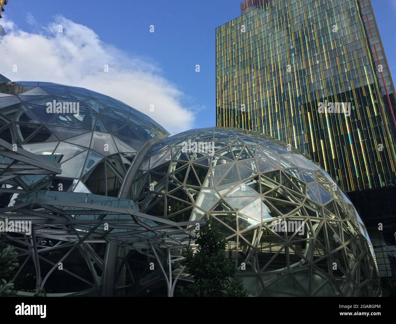 SEATTLE, UNITED KINGDOM - Aug 30, 2018: The unique architecture of the ...
