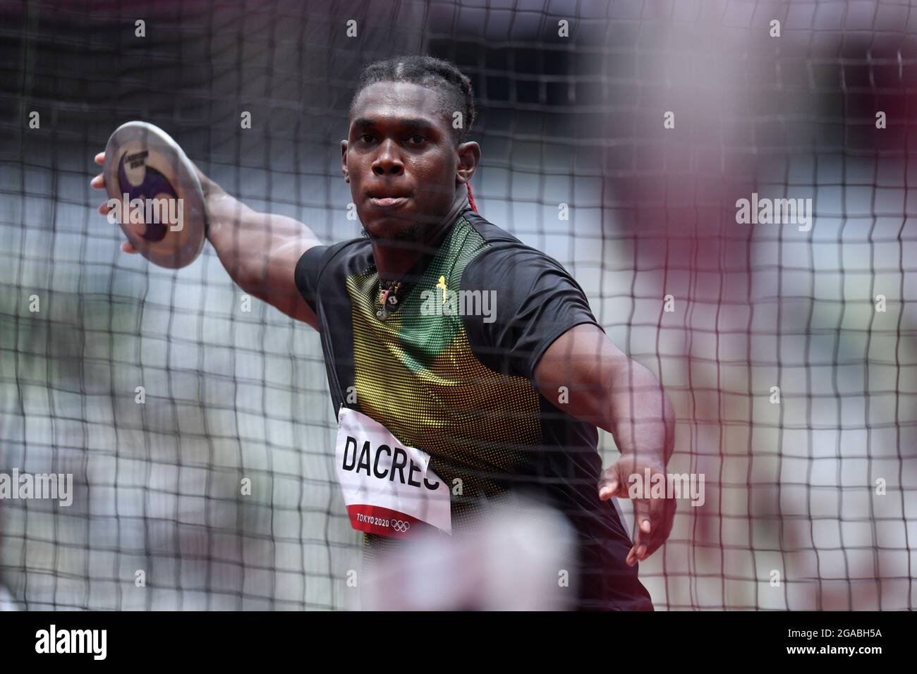 Tokyo, Japan. Credit: MATSUO. 30th July, 2021. DACRES Fedrick (JAM ...