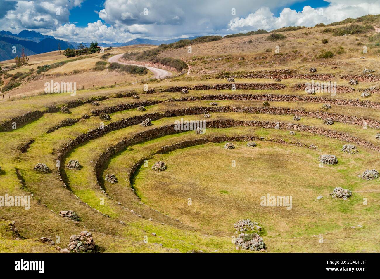 Moray peru aerial hi-res stock photography and images - Alamy