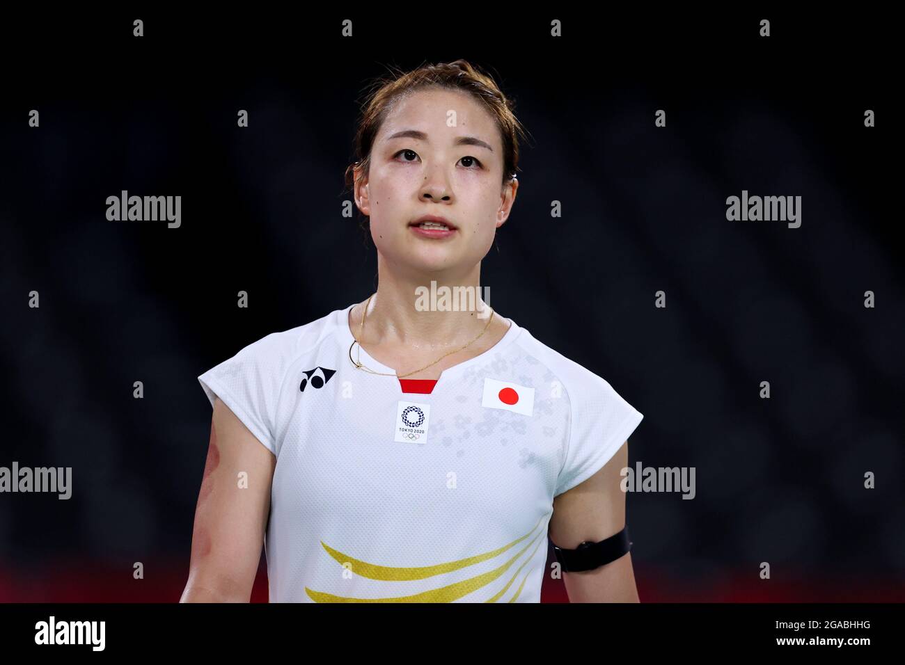 Tokyo, Japan. 30th July, 2021. Nozomi Okuhara (JPN) Badminton : women's ...