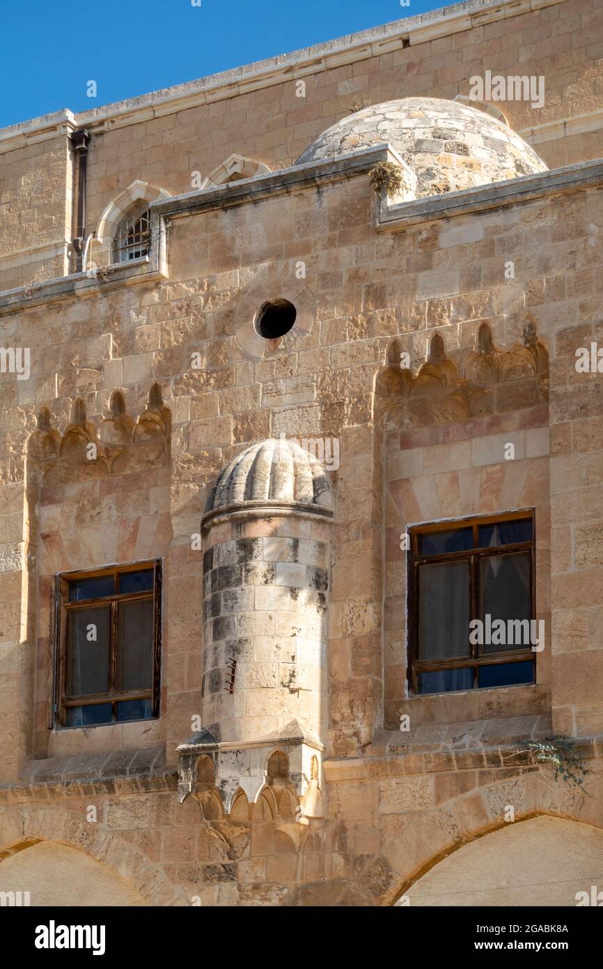 Mamluk ornament in a building surrounding the Temple Mount known as The ...