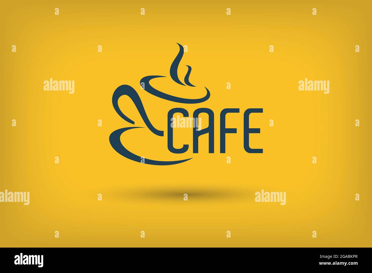 Cafe Icon Logo, Logo Design, Vector Icon Design. Logo design for cafes ...