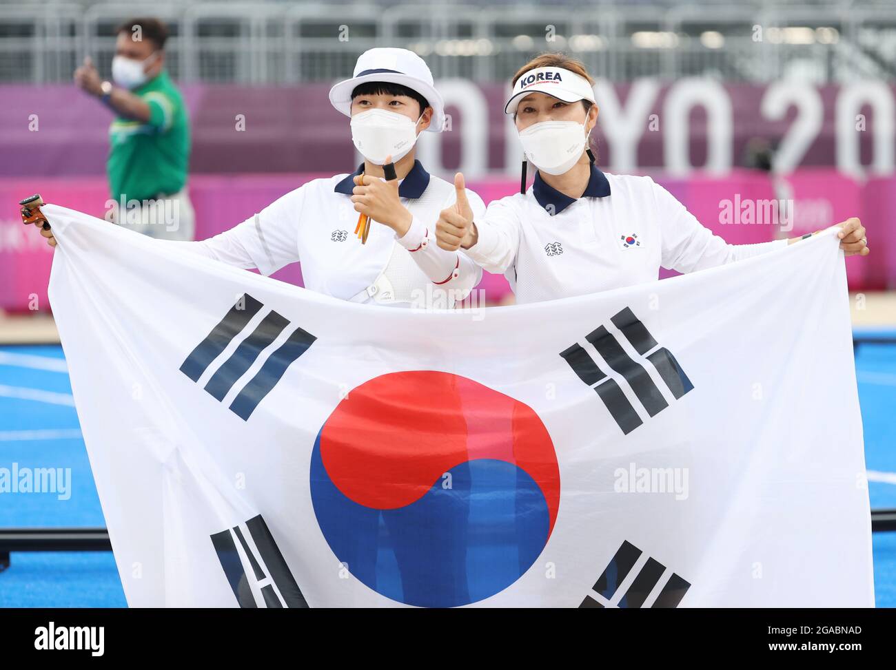 Ryu Korean Flags