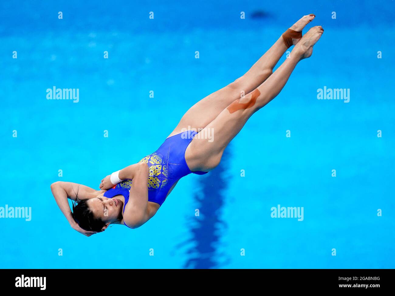 People's Republic of China's Wang Han during the Women's 3m Springboard ...