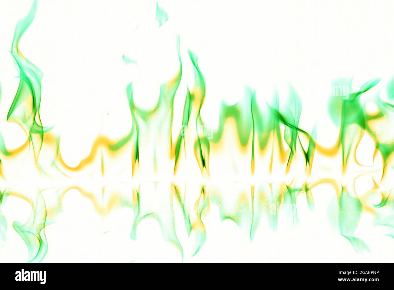 Abstract color of fire flames revert on white blackground Stock Photo ...