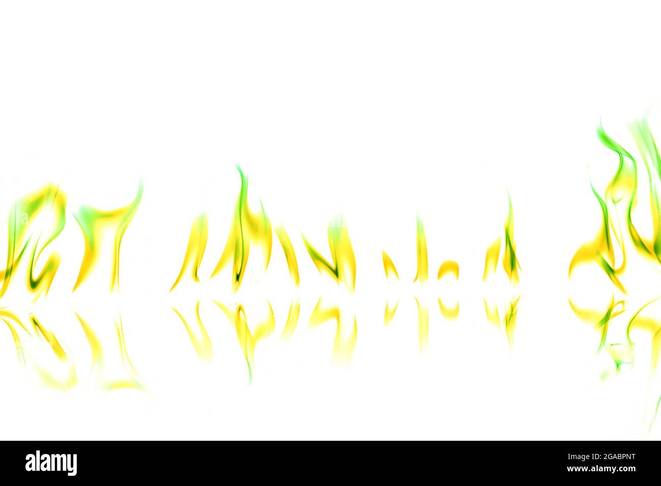 Abstract color of fire flames revert on white blackground Stock Photo ...
