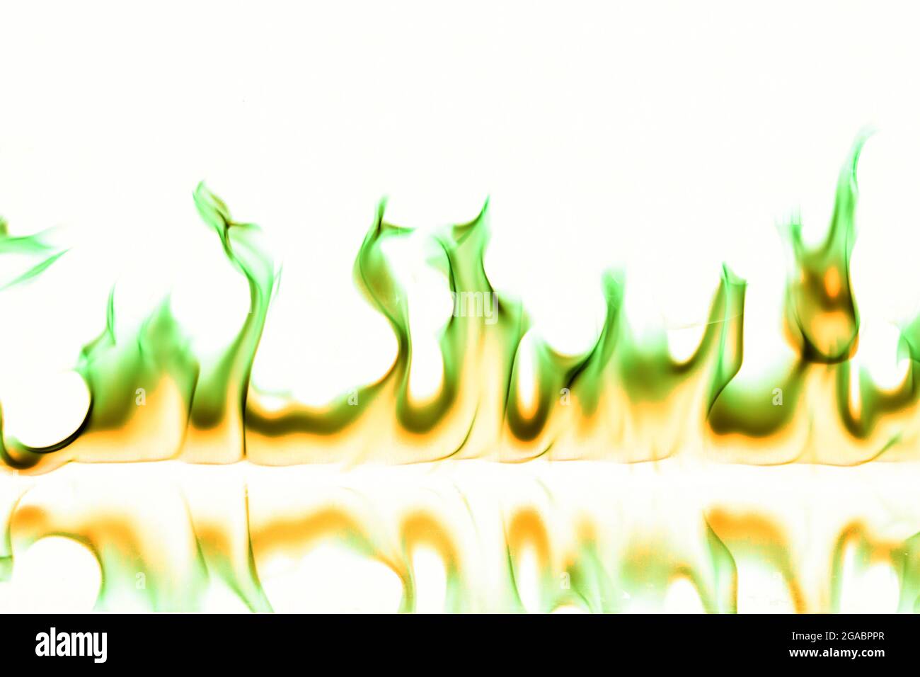 Abstract color of fire flames revert on white blackground Stock Photo ...