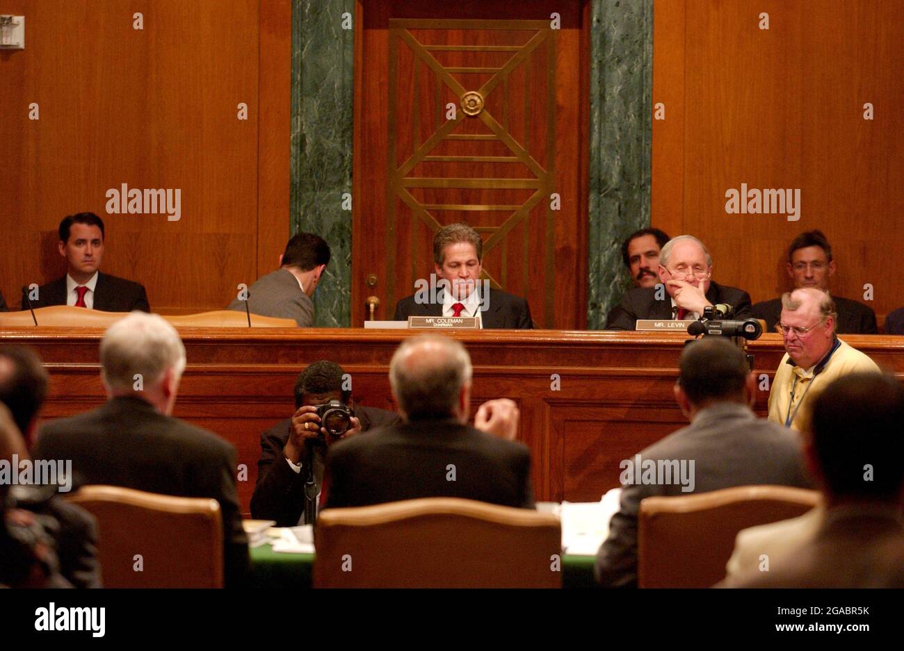 Washington, DC - May 17, 2005 -- Rear view as George Galloway, Member ...