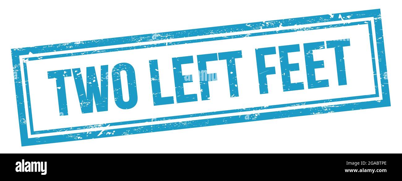 Two left feet stamp hi-res stock photography and images - Alamy