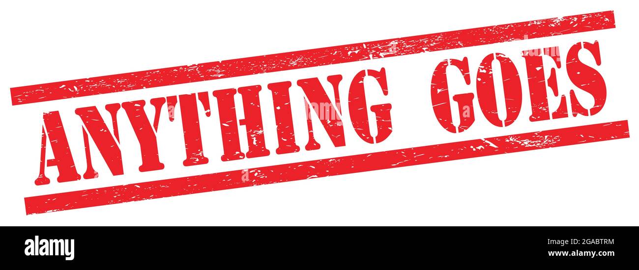 Anything goes word hi-res stock photography and images - Alamy