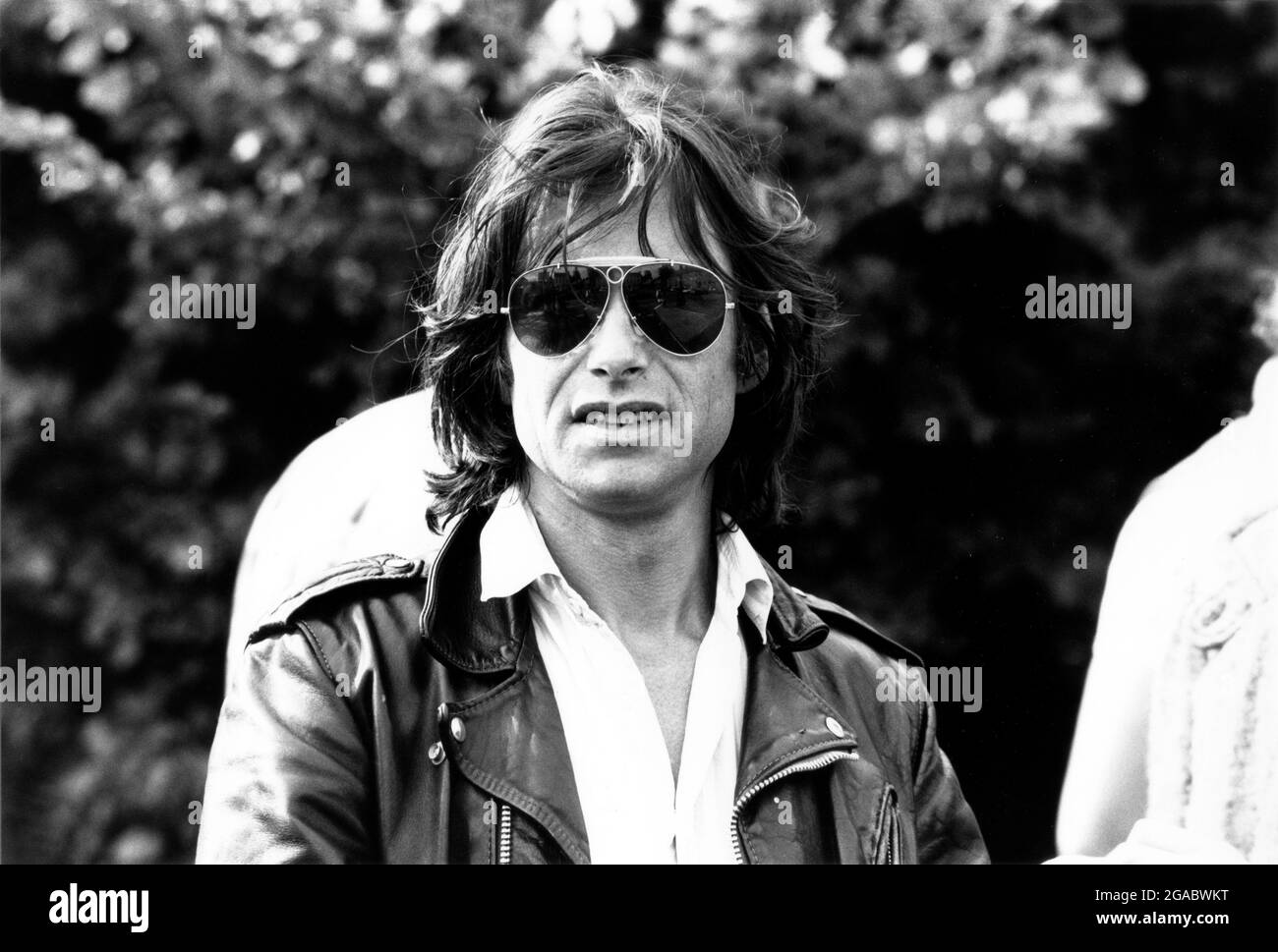 Sunglasses and jacket Black and White Stock Photos & Images - Alamy