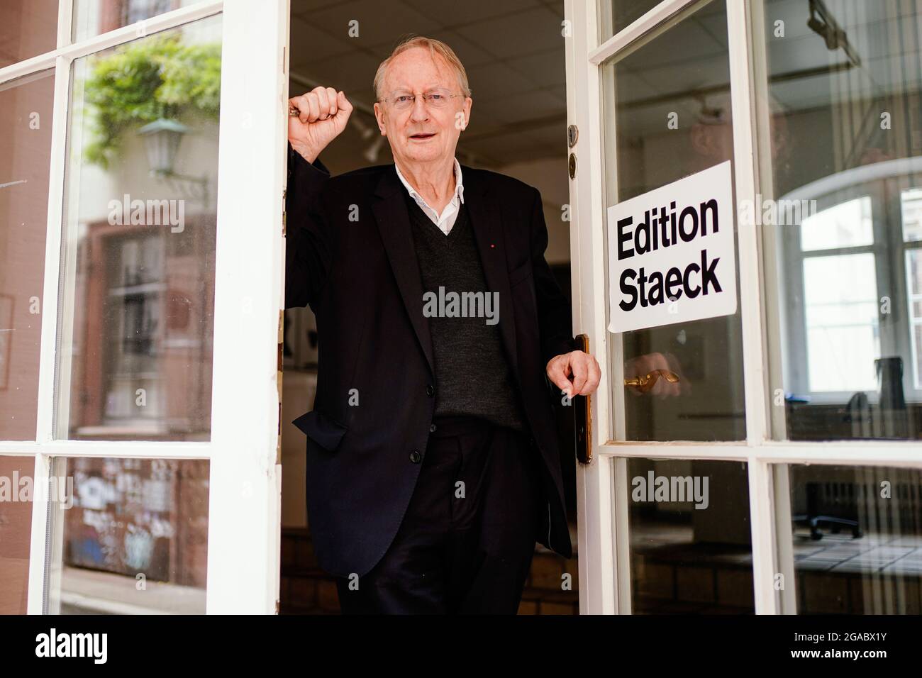 Heidelberg, Germany. 24th June, 2021. Klaus Staeck, graphic designer ...