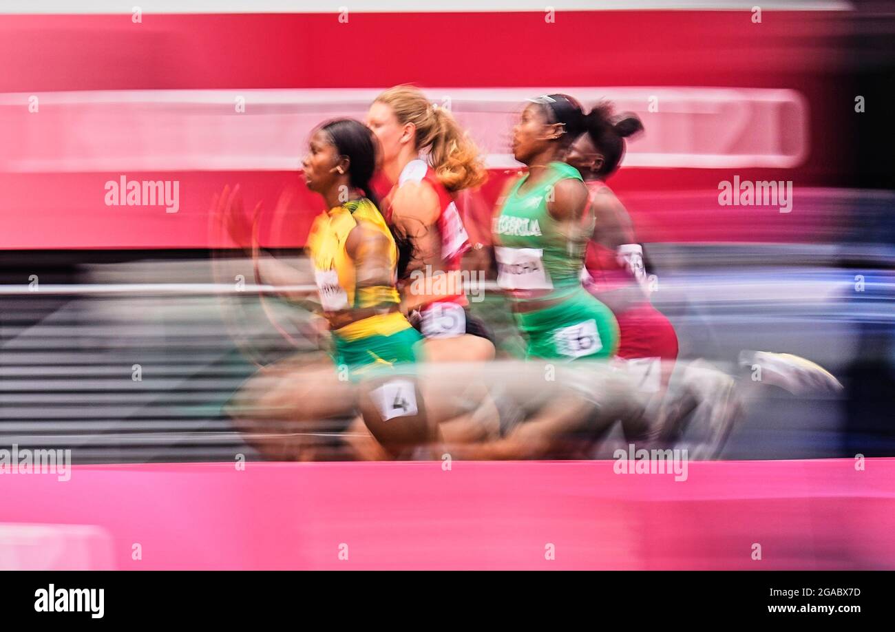 Tokyo, Japan. 30th July, 2021. July 30, 2021:Shely Ann Frase-Pryce from ...