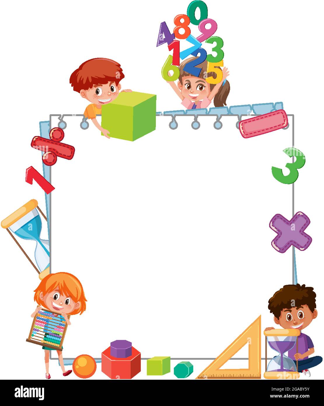 Math Borders Clip Art