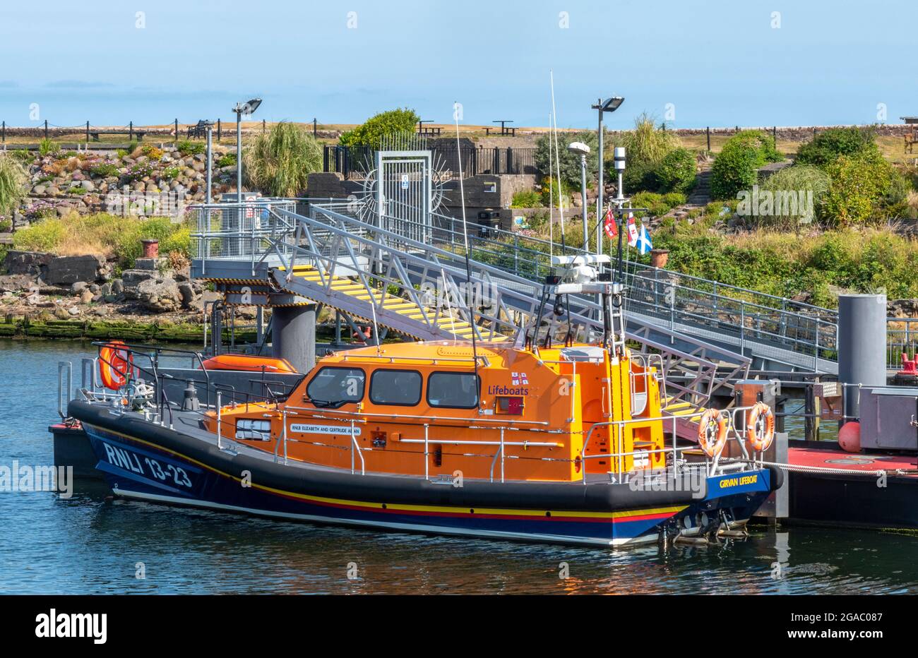 girvan lifeboat, elizabeth and girtrude allan, rnli, royal national ...