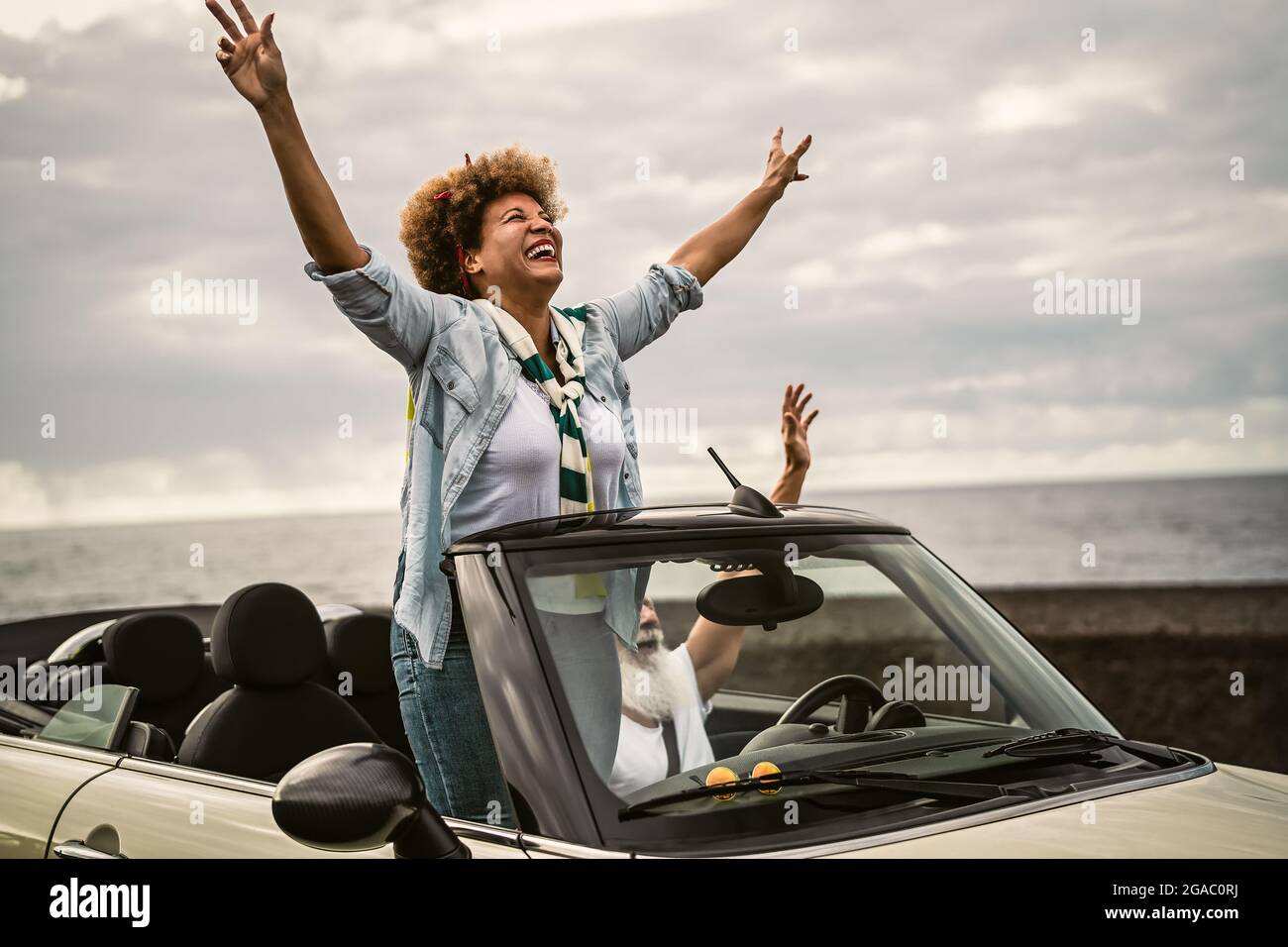 Couple mature cabrio hi-res stock photography and images - Alamy