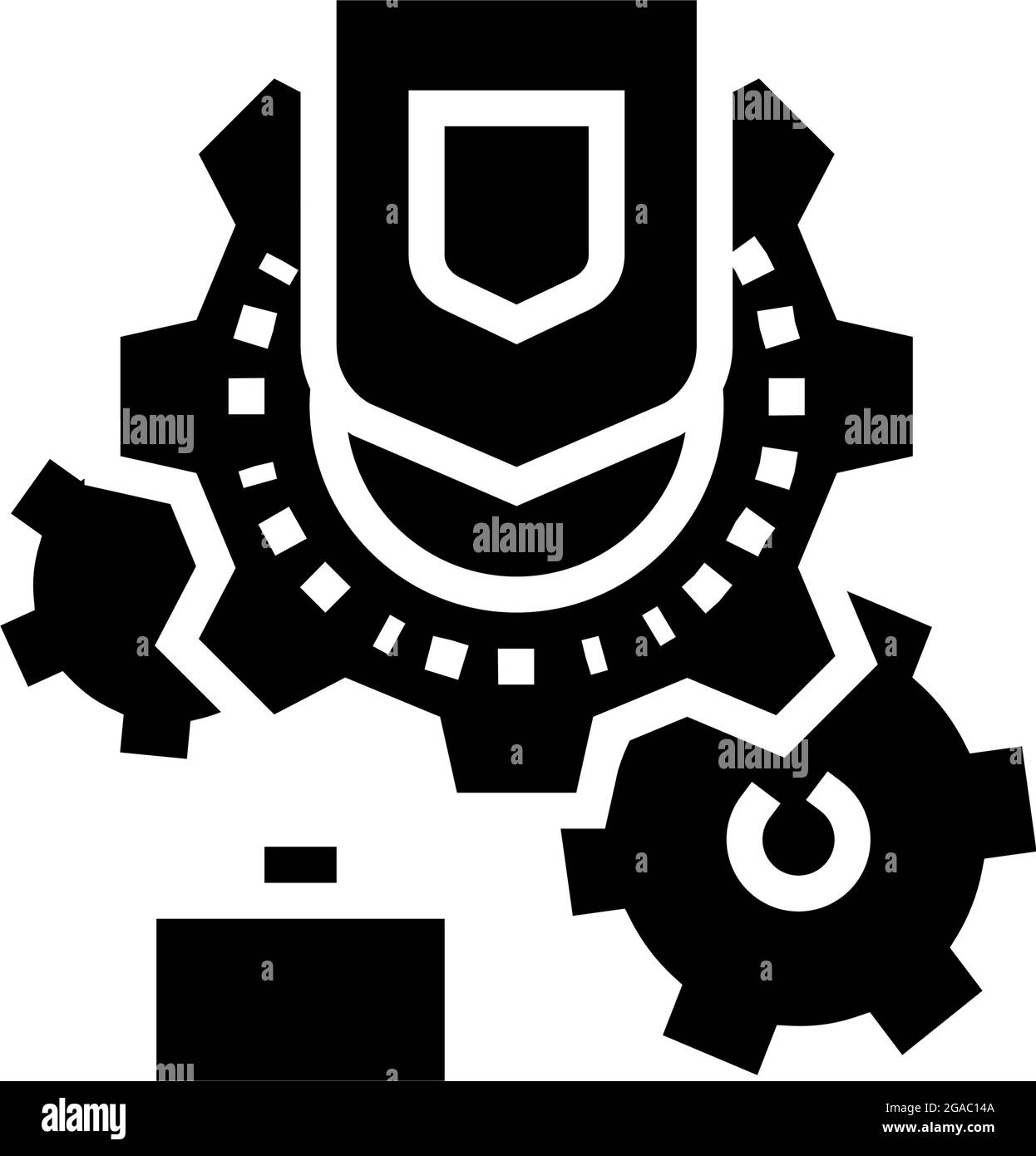 work safety glyph icon vector illustration Stock Vector Image & Art - Alamy