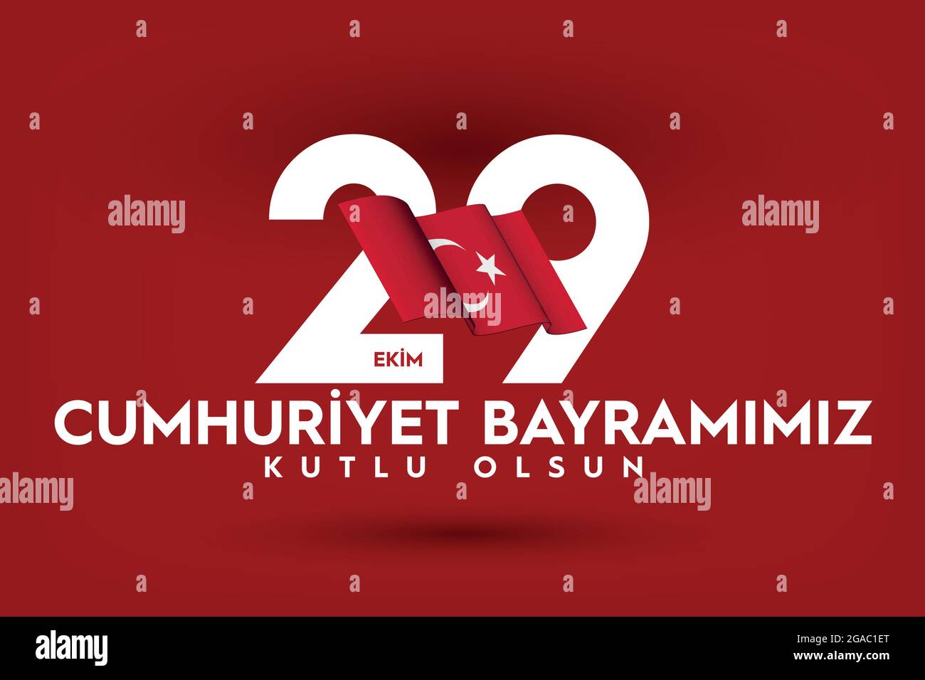 October 29 Republic Day Celebration Banner Design, Happy New Year. 29 ...