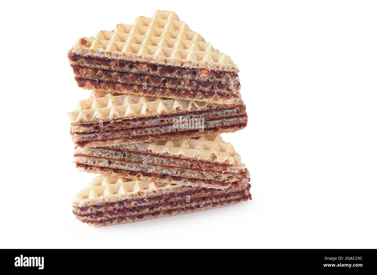 Stack chocolate wafers on hi-res stock photography and images - Alamy