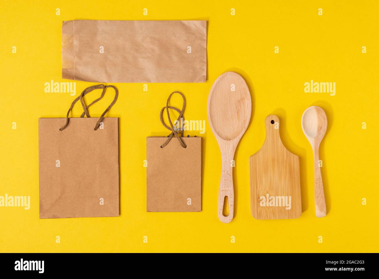 Zero waste eco friendly reusable objects such as reusable craft paper ...