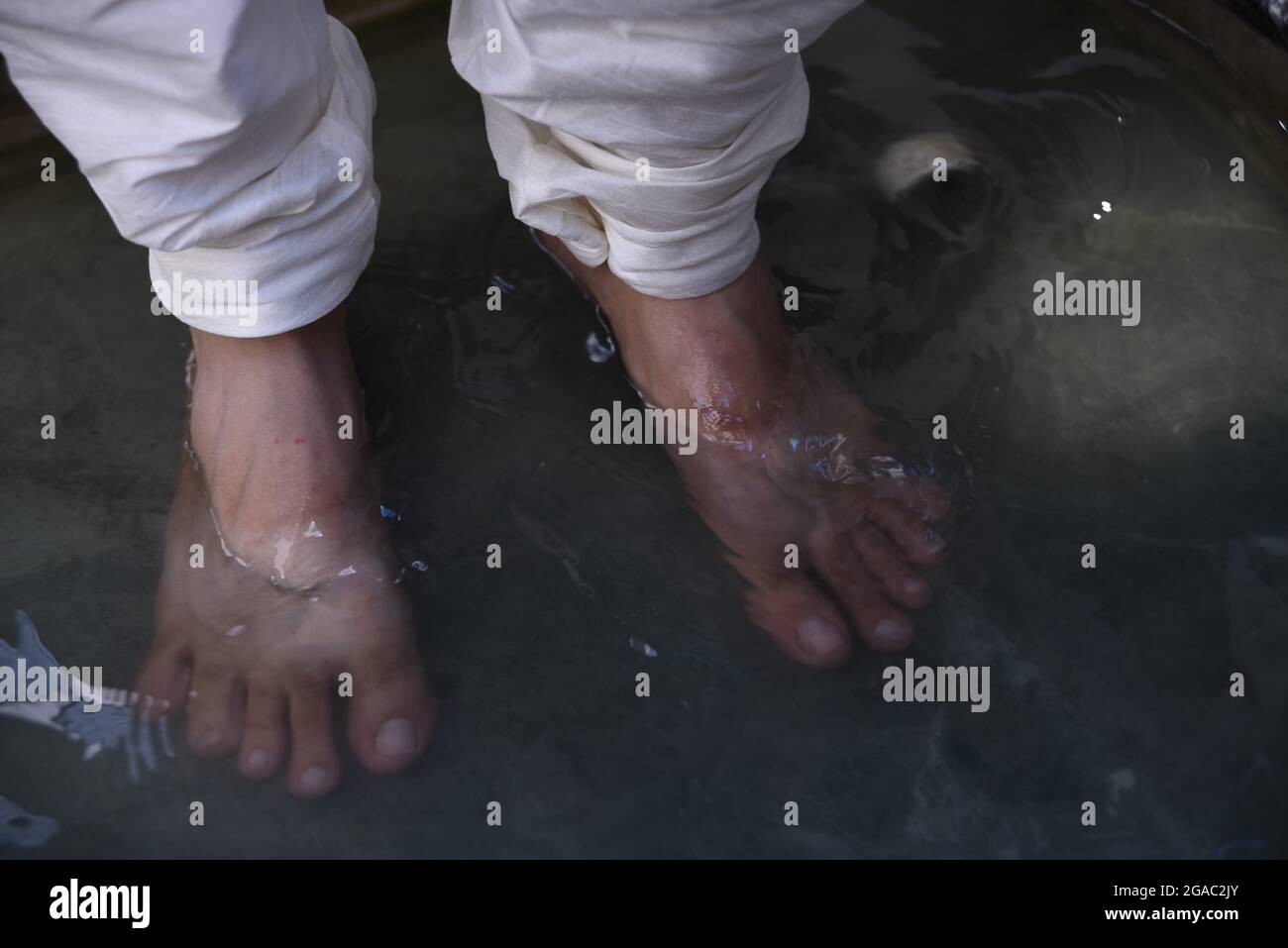 Indian Boys Feet High Resolution Stock Photography and Images - Alamy