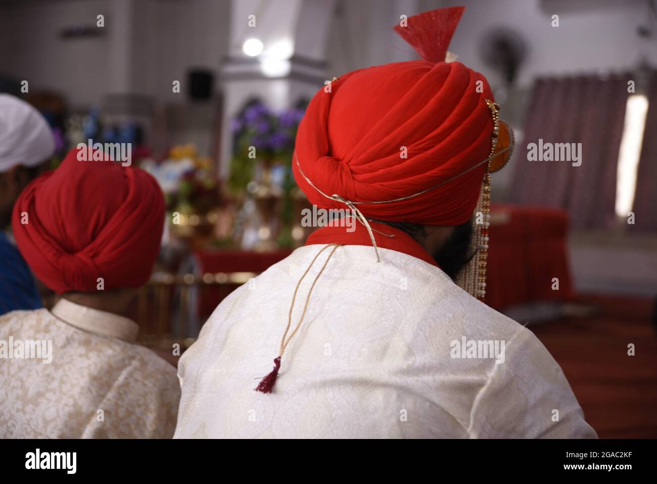 Young Boy with Turban Stock Photo - Alamy