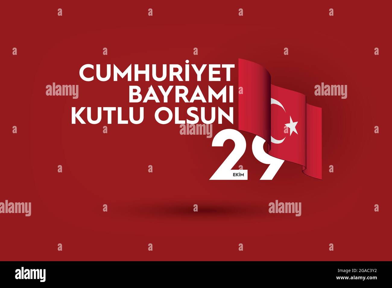 October 29 Republic Day Celebration Banner Design, Happy New Year. 29 ...