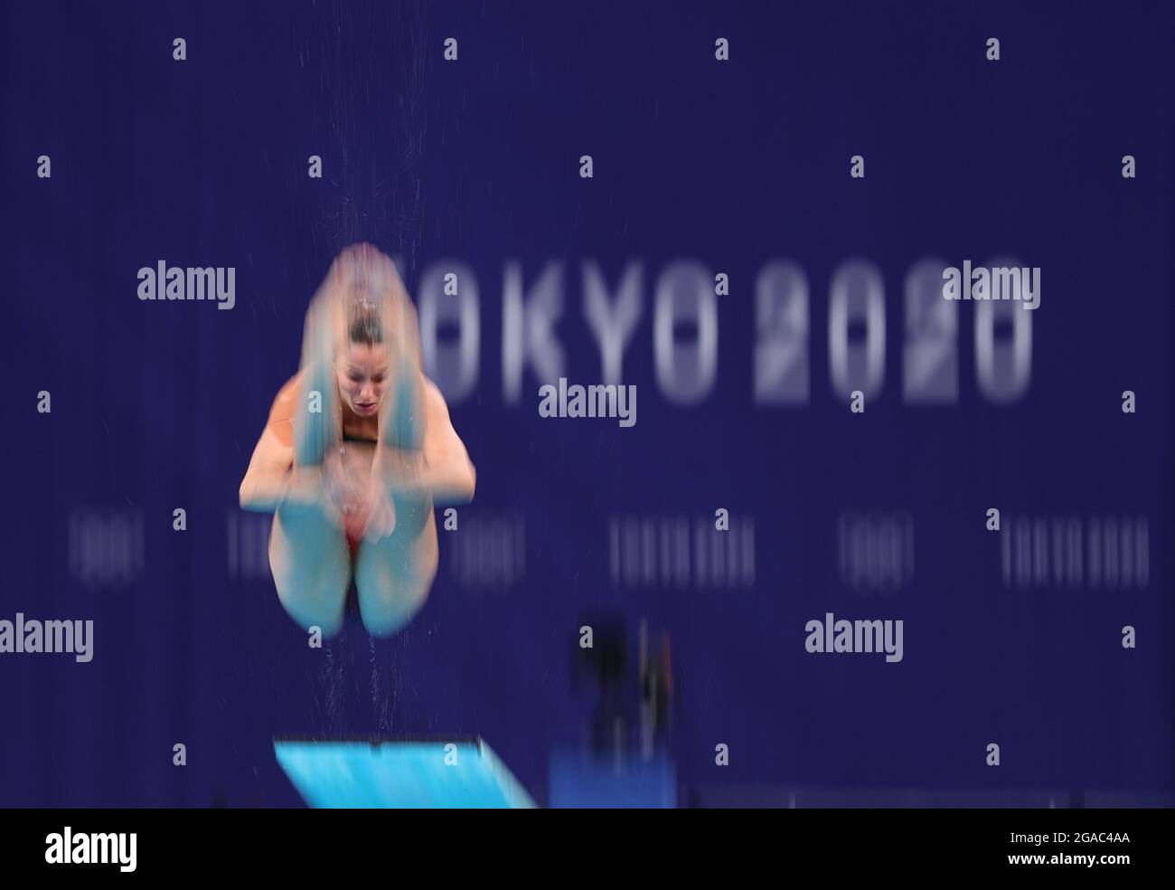 Tokyo, Japan. 30th July, 2021. Pamela Ware of Canada competes during ...